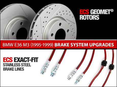 ECS News - BMW E36 M3 Brake System Upgrades