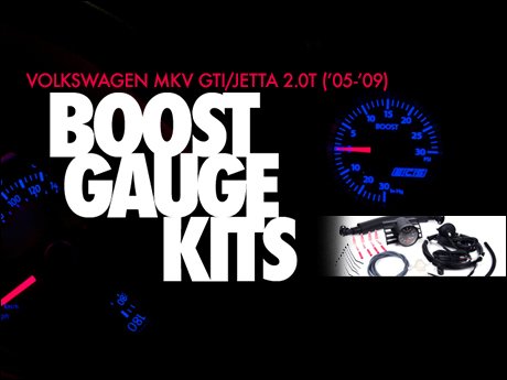 ECS News - VW MKV GTI/Jetta 2.0T ECS Vent Pod Boost Gauge Kits