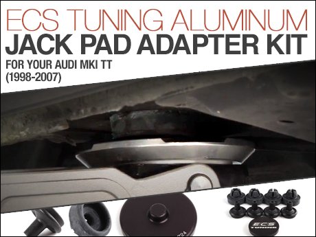 ECS News - ECS Tuning Aluminum Jack Pad Adapter for Audi MKI TT