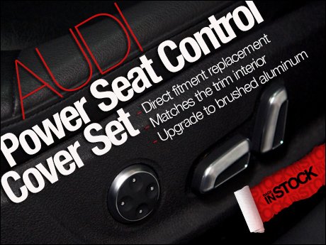 ECS News - Audi Power Seat Control Cover Set
