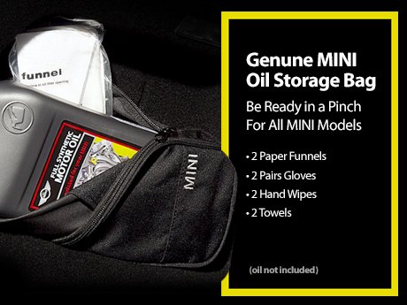 ECS News - Genuine MINI Oil Storage Bag