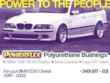 ECS News - Powerflex Polyurethane Bushings - BMW E39 540i