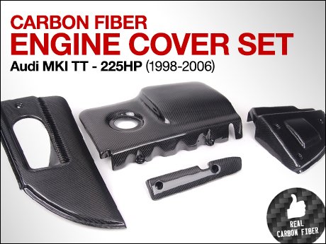 ECS News - Audi TT MKI Carbon Fiber Engine Cover Set