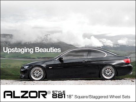 ECS News - Alzor Style 881 Wheel Sets - BMW E9x Non-M