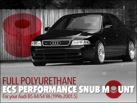 ECS News - ECS Polyurethane Performance Snub Mounts - B5 A4/S4