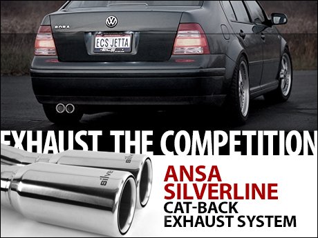 ECS News - Volkswagen MKIV Jetta Cat-Back Exhaust System