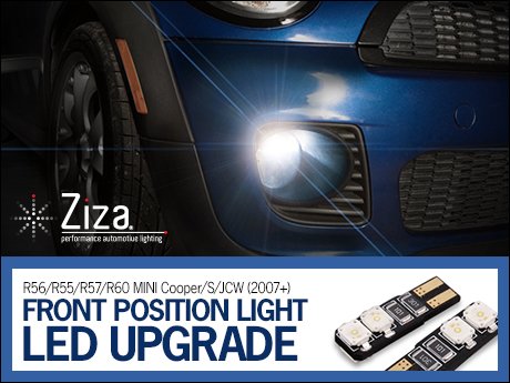 ECS News - R55/R56/R57/R60 MINI Front Position LED Upgrades