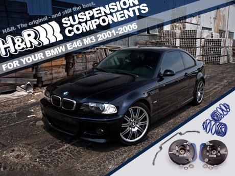ECS News - H&R Suspension Components for BMW E46 M3