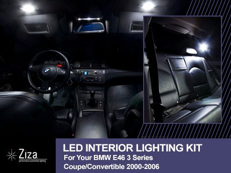 ECS News - Ziza LED Int Light Kit for BMW E46 3 Series Coupe/Conv