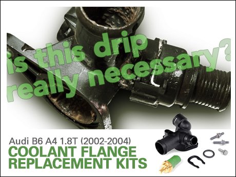 ECS News - Audi B6 A4 1.8T Coolant Flange Kit