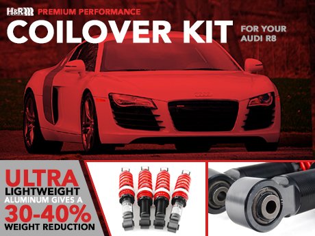 ECS News - H&R Premium Coilover Kit for Audi R8
