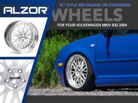 ECS News - 18" Style 020 Wheels Set For Your VW MKIV R32 2004