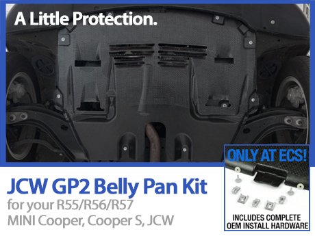 ECS News - MINI JCW GP 2 Belly Pan Kit-Cooper/S/JCW R55 R56 R57