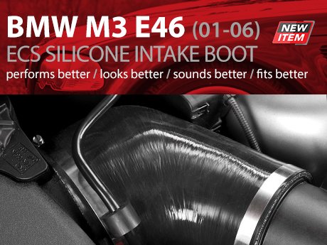 ECS News - Silicone Intake Boot for BMW E46 M3 2001-2006