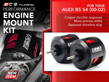 ECS News - ECS Performance Engine Mount Kit - Audi B5 S4
