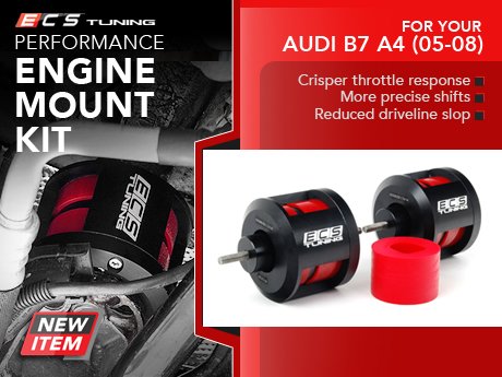 ECS News - ECS Performance Engine Mount Kit - Audi B7 A4