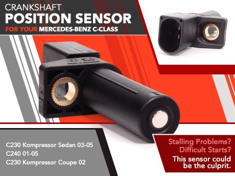 ECS News - Crankshaft Position Sensor for Mercedes-Benz C-Class