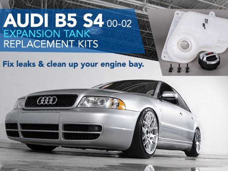 ECS News - AUDI B5 S4 Expansion Tank Replacement Kits