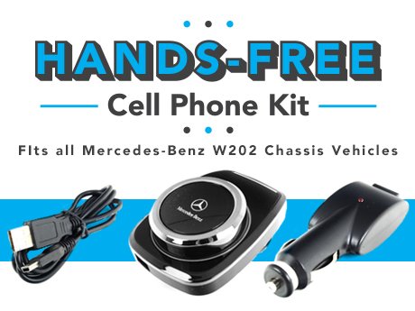 ECS News - Mercedes-Benz W202 Hands-Free Cell Phone Kit