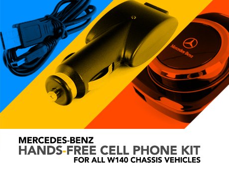 ECS News - Mercedes-Benz W140 Hands Free Cell Phone Kit