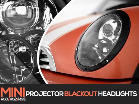 ECS News - MINI R50/52/53 Projector Blackout Headlights