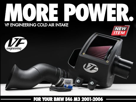 ECS News - BMW E46 M3 VF Engineering Cold Air Intake System