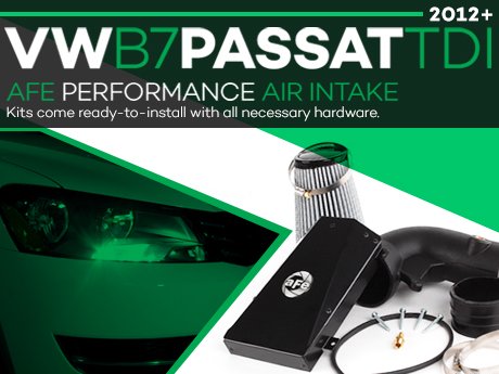 ECS News - VW B7 Passat TDI AFE Performance Intake Kit