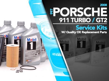 ECS News - Porsche 911 Turbo / GT2 Oil Service Kits 2008