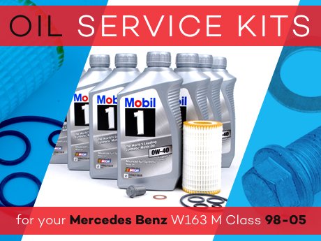 ECS News - Mercedes Benz W163 M Class Oil Service Kits