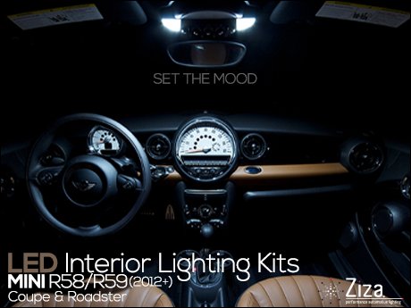 ECS News - Ziza LED Interior Lighting For MINI R58/R59
