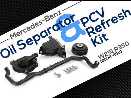ECS News - Mercedes-Benz W251 Oil Separator and PCV Refresh Kit