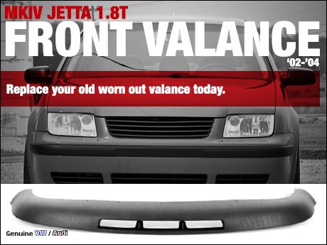 ECS News - MKIV Jetta 1.8T Front Valance