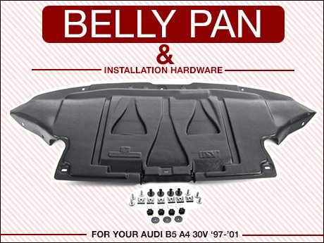ECS News - Audi B5 A4 30V Belly Pan Kit