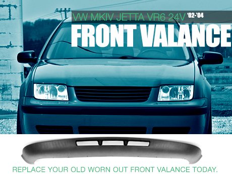 ECS News - VW MKIV Jetta VR6 24v Front Valance