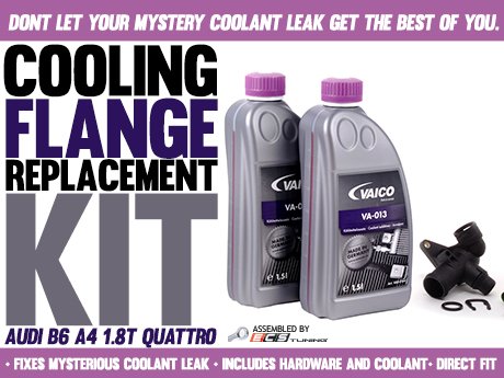 ECS News - Audi B6 A4 1.8T Quattro Coolant Flange Kit