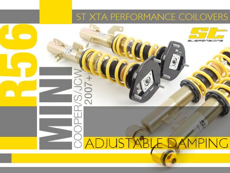 ECS News - R56 MINI Cooper/S/JCW ST XTA Performance Coilovers