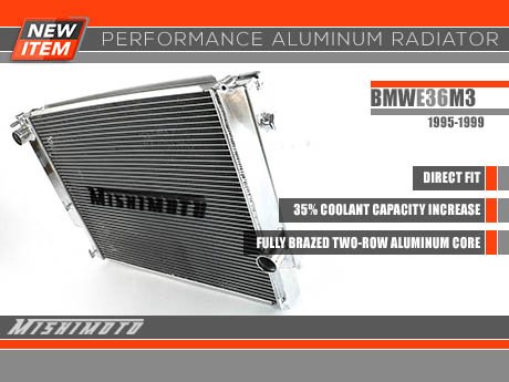 ECS News - BMW E36 M3 Mishimoto Performance Aluminum Radiator