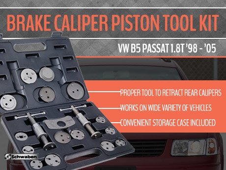 ECS News - VW B5 Passat 1.8T Brake Caliper Piston Tool Kit
