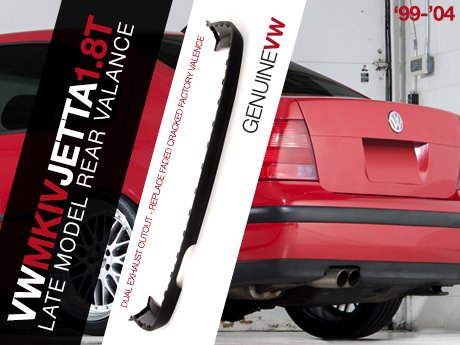 ECS News - VW MKIV Jetta 1.8T Late Model Rear Valance