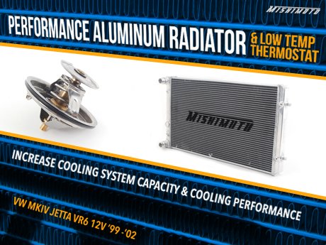 ECS News - VW MKIV Jetta VR6 12v Mishimoto Radiator