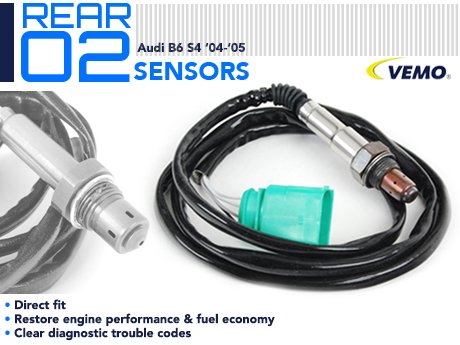 ECS News - Audi B6 S4 Rear O2 Sensors