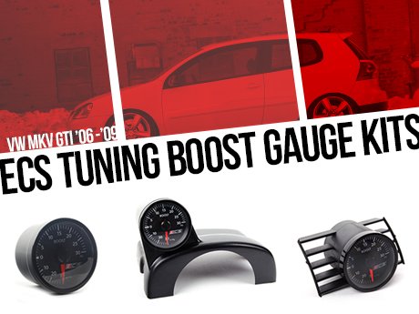 ECS News - VW MKV GTI ECS Tuning Boost Gauge Kits