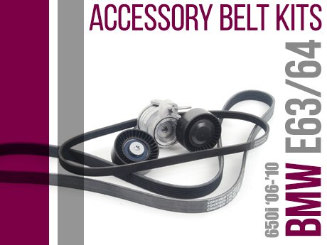 ECS News - BMW E63 E64 650i Accessory Belt Kits