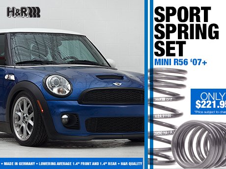 ECS News - MINI R56 H&R Sport Spring Set
