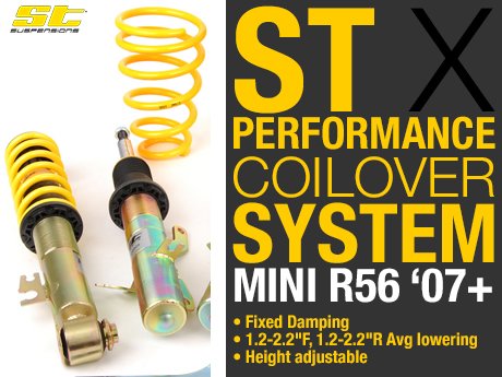 ECS News - MINI R56 ST X Performance Coilover System