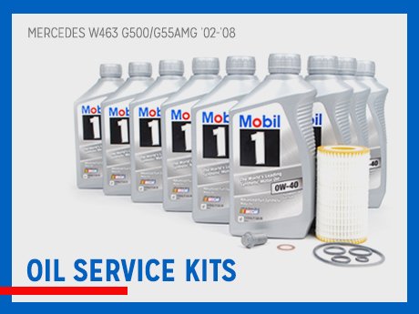 ECS News - Mercedes-Benz W463 G-Class Oil Service Kits