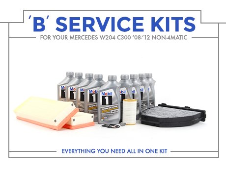 ECS News - Mercedes-Benz W204 C300 Non-4Matic 'B' Service Kits