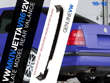 ECS News - VW MKIV Jetta VR6 12V Late Model Rear Valance