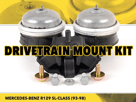 ECS News - Mercedes-Benz R129 SL-Class Drivetrain Mount Kits
