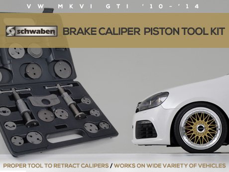 ECS News - VW MKVI GTI Schwaben Brake Caliper Tool Kit